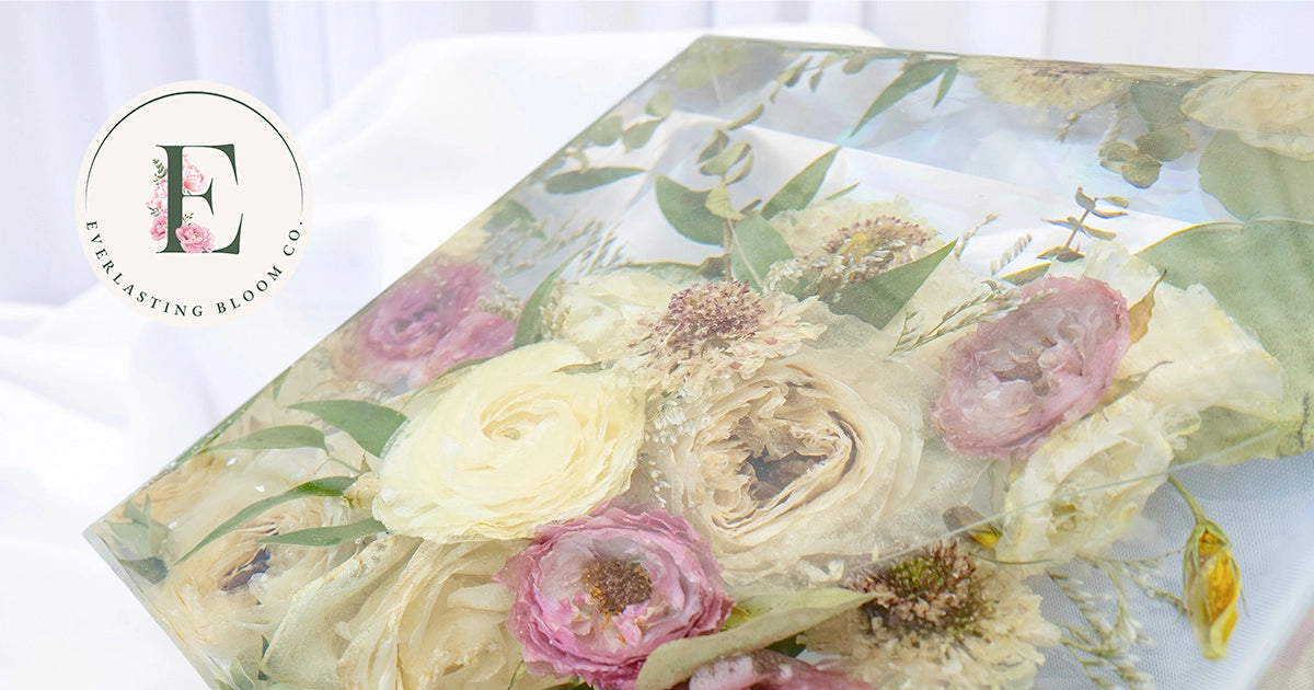 Preserved Flower Resin Keepsakes | Everlasting Bloom Co.